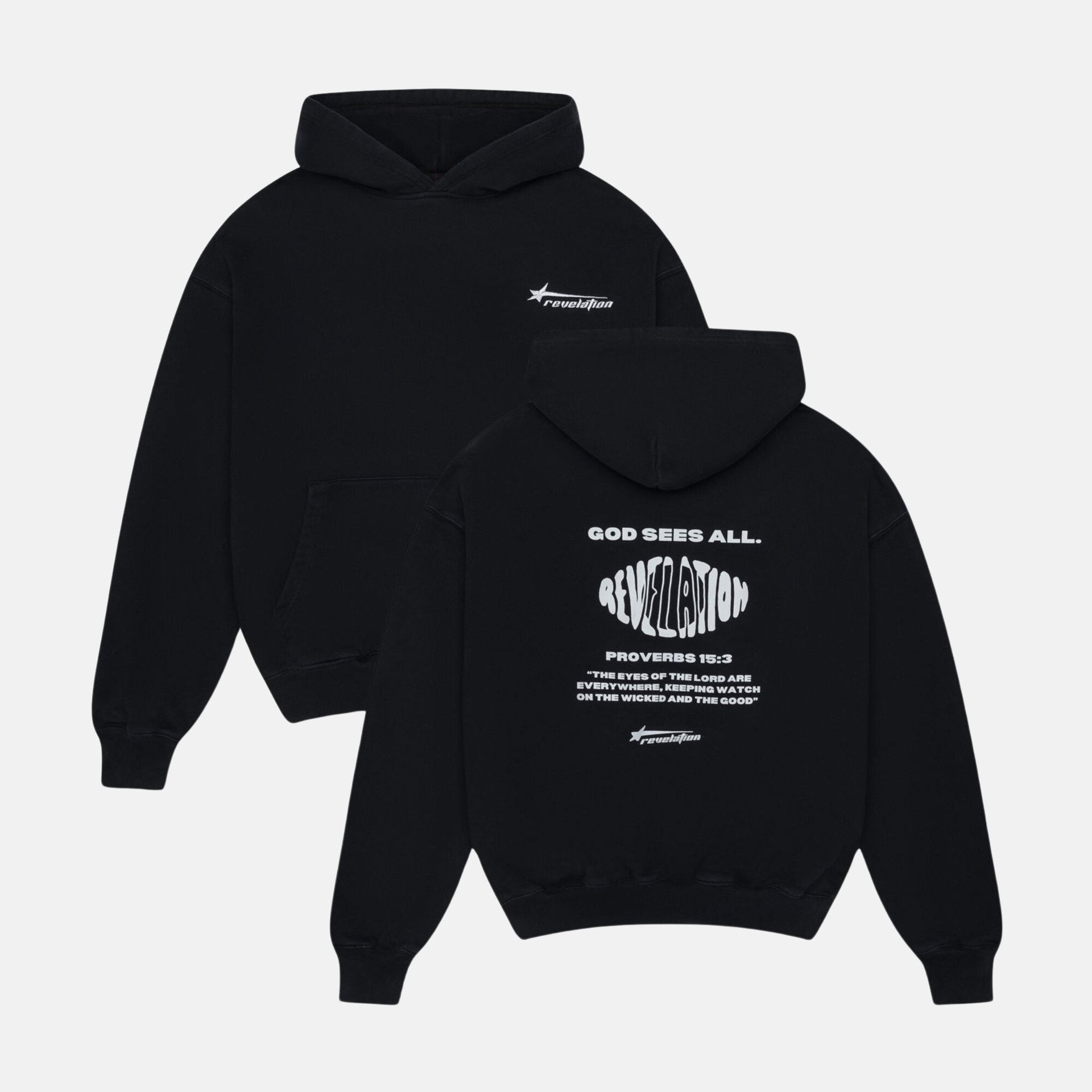 GOD SEES ALL HOODIE | CHRISTIAN HOODIES – Revelation Apparel